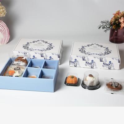China Elegant Partitioned Cookie Gift Box Customizable Packaging Foldable Design for sale
