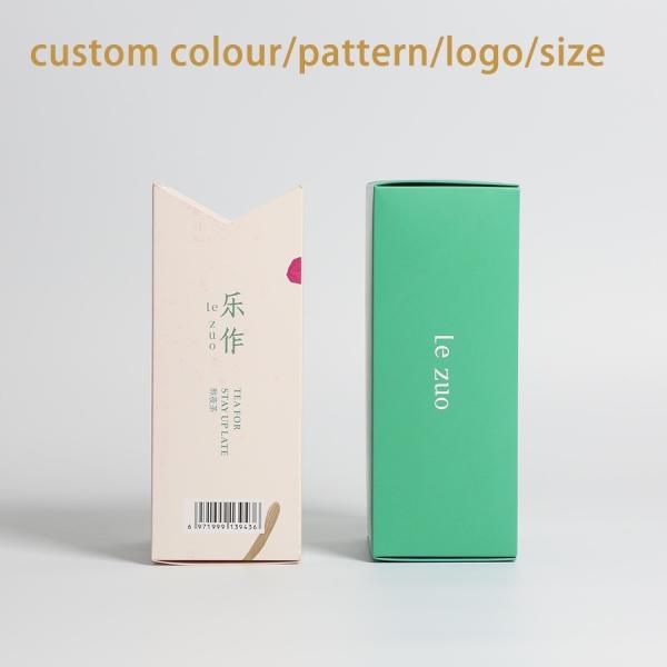 Quality Paper Tuck Top Green Tea Packaging Box , Auto Lock Bottom Boxes CMYK 4 Color for sale