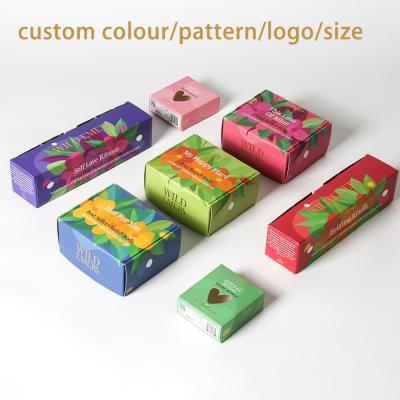 China OEM Logo Papier Reverse Tuck Boxes Printing Paperboard Soap Box Verpakking Op maat Te koop