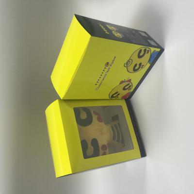 China CMYK 4 Color Offset Printing Reverse Tuck Box With Window And Magnetic Flap Closure for sale