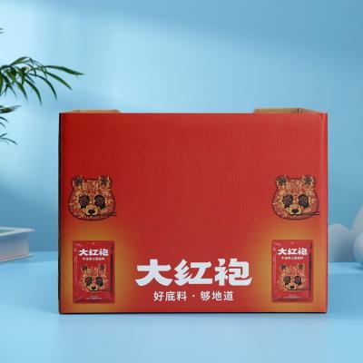 China Irregular Corrugated Tuck End Box For Tea Accessories Custom Single Side Printing for sale