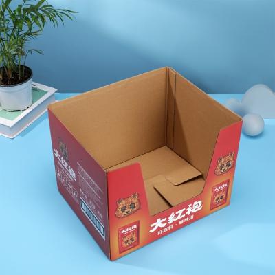 China Irregular Corrugated Tuck End Box For Tea Accessories Custom Single Side Printing for sale
