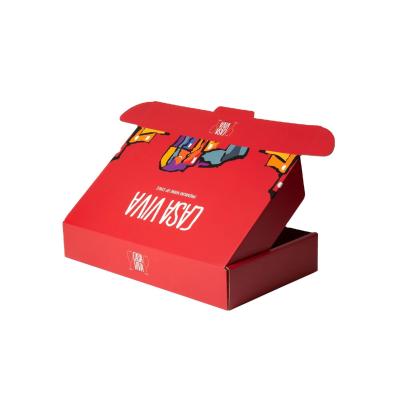 Quality 2024 Red Wine Mailer Box Custom Packaging Boxes 3 layer E-flute Corrugated Paper for sale