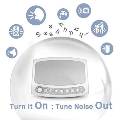 China 5V 6 Relaxing Sounds Electric White Noise Machine Built in USB & Timer for sale