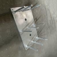 China Welding Rectangular Embedded Steel Plates 4mm 6mm 8mm 10mm Thickness for Structural Construction for sale