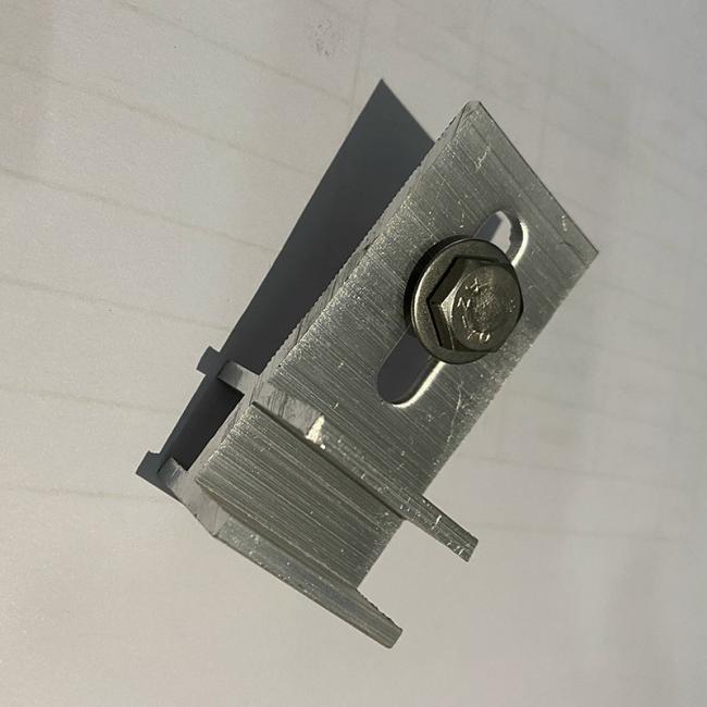 Aluminum embedded parts for construction applications