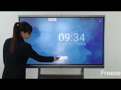 Lcd Intelligent Electronic Smart Interactive Whiteboard Movable Customized