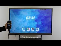 Infrared 4k LED Education Interactive Touch Screen Teaching Board 65 Inch