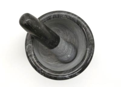 China A cozinha de pedra de mármore natural do grupo do almofariz e do pilão tempera o moedor à venda