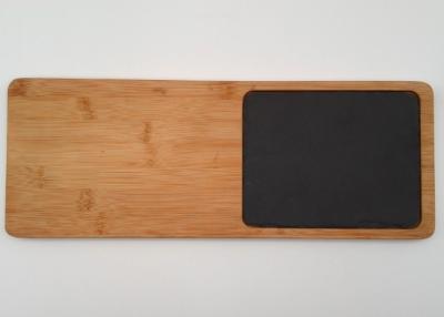 China Non Slip Stone Placemats , Kitchen Cutting Board Slate Bamboo Natural for sale