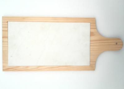 Cina Pulizia facile Placemats di marmo bianco conveniente per frutta/verdura in vendita