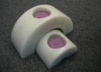 China Set 2 Natural Stone Candle Holders Hand Made Material Solid Marble Material for sale