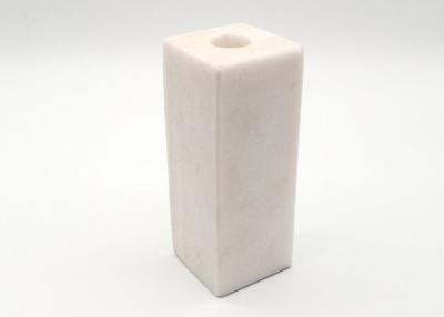 Cina Supporti di candela della pietra del partito di cena, supporti di marmo del candeliere 5 x 5 x 13 cm in vendita