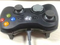 China Solid Black XBOX One Gamepad , Vibration Wired Game Controller for sale