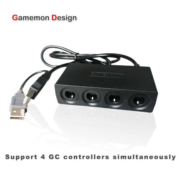 Wii U任天堂スイッチのためのNGCのビデオ ゲームのコンバーターのGamecubeのコントローラーのアダプター