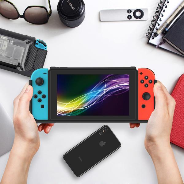 Hard case protector for Nintendo Switch with cards holder and stand