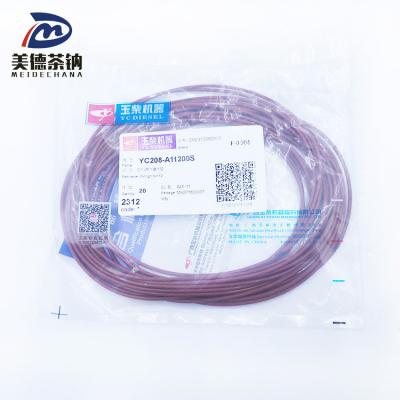 China Las piezas del motor diesel YC208-A11200S Tamaño estándar Sello de anillo rectangular del cilindro en venta