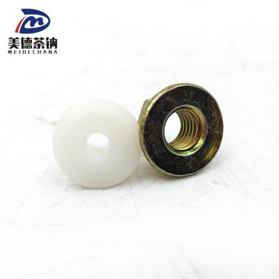 China Zinc Plated Hex Serrated Nut Fasteners CQ32606 Standard and Customized Length Options for sale
