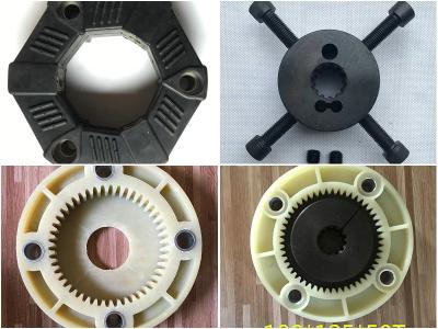 China 100-45-14T Rubber Spline Gear Coupling Excavator Spare Parts for sale