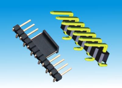 Cina tipo diritto connettore di fila doppia dell'intestazione di Pin di 2.54mm del PWB di LCP placcato oro in vendita