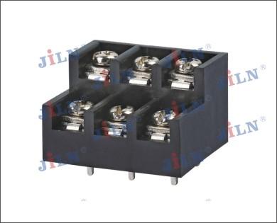 Cina Il blocchetto terminali 6 della barriera di 2 file posiziona 14 l'AWG 12.10mm 25 un ad alta resistenza in vendita