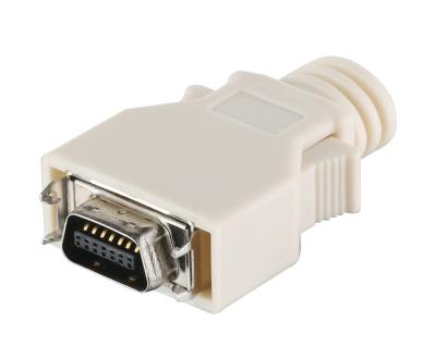 Cina tipo maschio supporto della lega per saldatura del passo del connettore 2.54mm di Pin SCSI di 3M diritto 50 del cavo in vendita