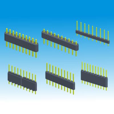 Cina connettore doppio diritto dell'intestazione di fila di 0.8*1.2mm, intestazione ad angolo retto di Pin di Smt in vendita