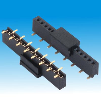China 1,27 milímetros H4.3 escogen el tipo contacto femenino de SMT de la fila del conector U del jefe en venta