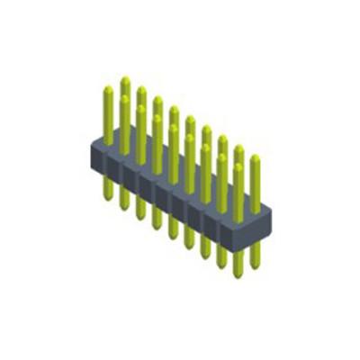 Cina Certificazione ad angolo retto di iso del PWB dell'intestazione fila d'ottone diritta del connettore di singola in vendita