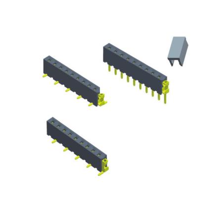 China 2,0 mm-Hoogte H 2,0 het Enige Type van de Schakelaarsmt van de Rij Vrouwelijke Kopbal Te koop