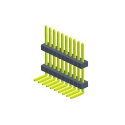 Cina angolo retto diritto di singola fila del distanziatore del bordo 0.40SQ di 1.27mm in vendita