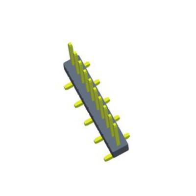 Cina Prestazione d'ottone della stalla di SMT di fila dell'intestazione singola 1.27mm funzionale di Pin in vendita