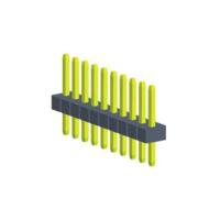 China 1.27mm Single Row Pin Header Brass SMT 1AMP Stable Performance Connector for sale