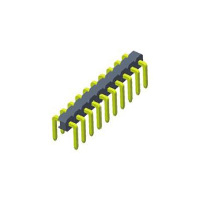 Cina angolo retto diritto di singola fila dell'intestazione di Pin 0.40SQ di 1.27mm in vendita