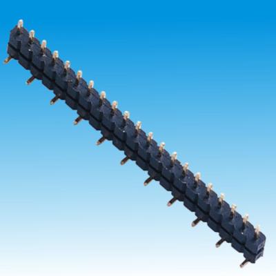 Cina connettore dell'intestazione del PWB del bordo 0.40SQ, singola intestazione SMT 1.27mm di Pin di fila del distanziatore in vendita