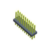 China 1.27mm Pin Header Dual Row Straight Right Angle Polyester Insulator 1A 500VAC for sale