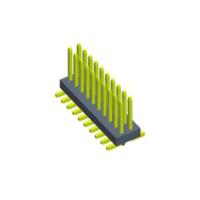 China 1.27mm Pin Header Dual Row Straight Right Angle Polyester Insulator 1A 500VAC for sale
