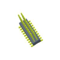 China 1.27mm Pin Header Dual Row Straight Right Angle Polyester Insulator 1A 500VAC for sale