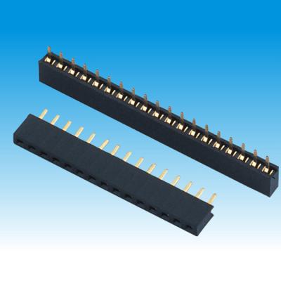 China 2,0 milímetros de la echada del solo de la fila de la altura 4,3 de tipo recto conector femenino del jefe en venta