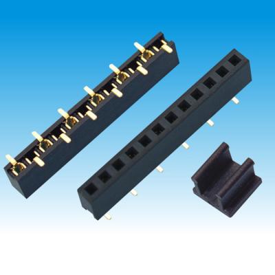 China 2,0 milímetros de la sola fila de la echada H 4,3 del jefe del conector de tipo femenino contacto de SMT U en venta