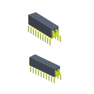 China 2,0 mm-Hoogte H 4,3 de Dubbele Ingang van de de Schakelaarbodem van de Rij Vrouwelijke Kopbal Te koop