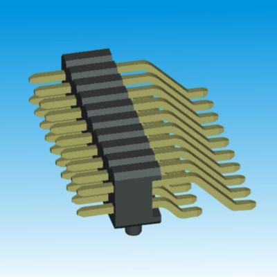 Cina Materiale di isolante ad angolo retto del poliestere del connettore 1.27mm dell'intestazione di Smt in vendita