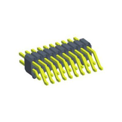China Material de isolador do poliéster do conector 1.27mm do encabeçamento de Smt do ângulo direito à venda