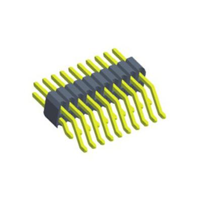 China Material de isolador do poliéster do conector 1.27mm do encabeçamento de Smt do ângulo direito à venda