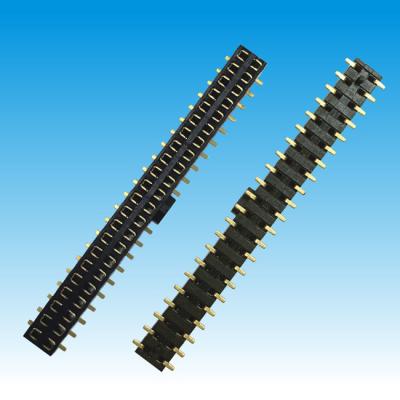China 2,0 milímetros de la echada de la altura 4,5 de la fila dual del jefe del conector de tipo femenino de SMT en venta