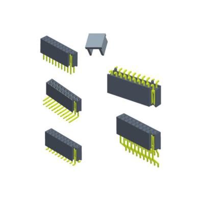China 2,0 conector fêmea Y do encabeçamento da fileira de H 6,5 milímetros de tipo reto contato do único à venda
