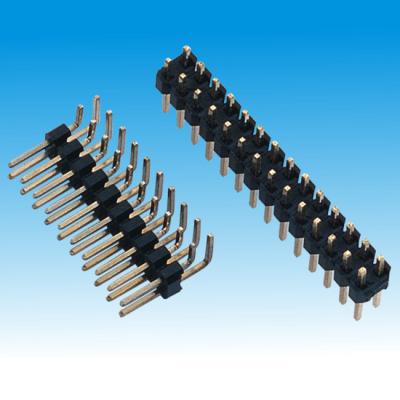 Cina resistenza di contatto massima ad angolo retto dell'intestazione 20mΩ del PWB di fila doppia di 1.27mm in vendita