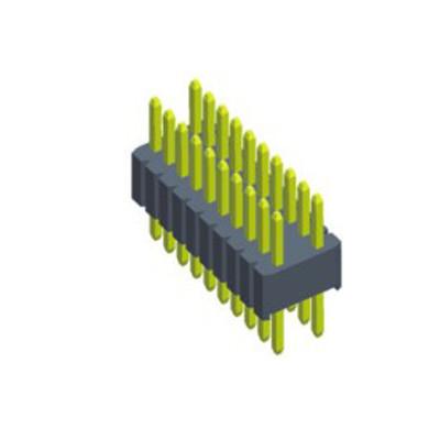 Cina connettore dell'intestazione del PWB di 1.27*2.54mm SMT, intestazione doppia di Pin di fila della corrente nominale 1AMP in vendita