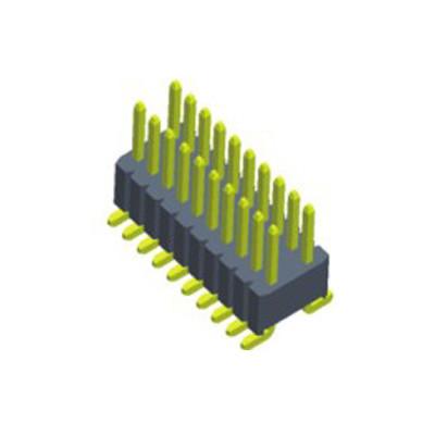 Cina connettore dell'intestazione del PWB di 1.27*2.54mm SMT, intestazione doppia di Pin di fila della corrente nominale 1AMP in vendita