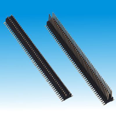 Cina connettore dell'intestazione del PWB di 1.27*2.54mm SMT, intestazione doppia di Pin di fila della corrente nominale 1AMP in vendita